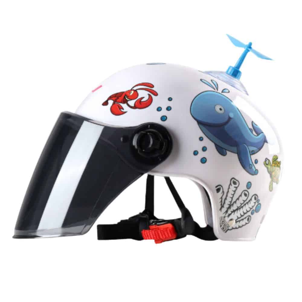 Motorradhelm mit Visier für Kinder - Das Kind World