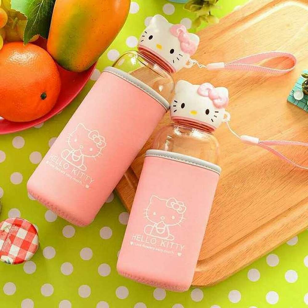 Trinkflasche für Mädchen mit Hello Kitty-Motiv - Das Kind World