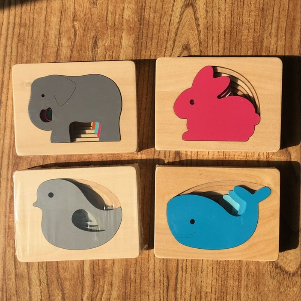 Lernspielzeug Holzpuzzle für Kinder - Das Kind World