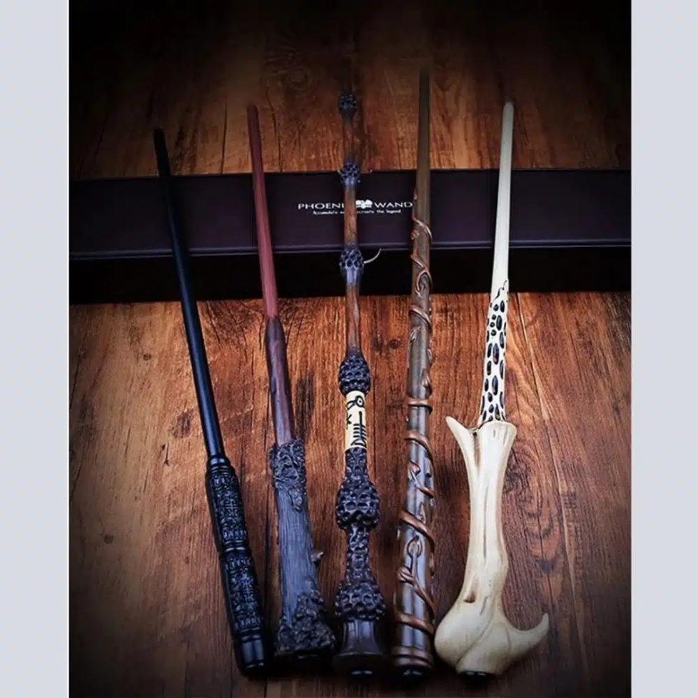 Stilvolle Harry Potter Zauberstab Mit Feuer Bild